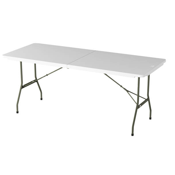 Amazingforless Plastic Rectangular Portable Folding Table & Reviews ...