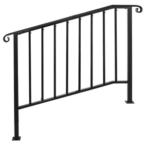 Hand Rails for Outdoor Steps, Wrought Iron Railing, Porch And Stair ...