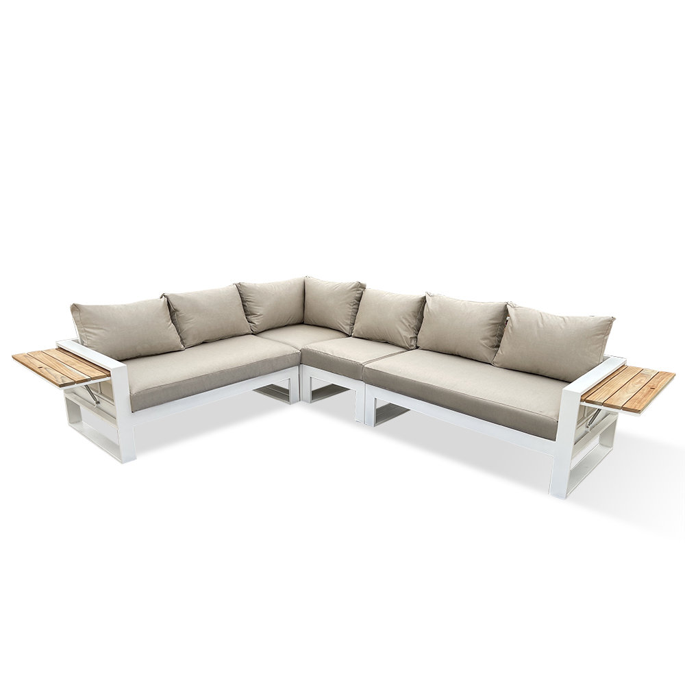 Latitude Run® Ildafonso 6 - Person Outdoor Seating Group with Cushions ...
