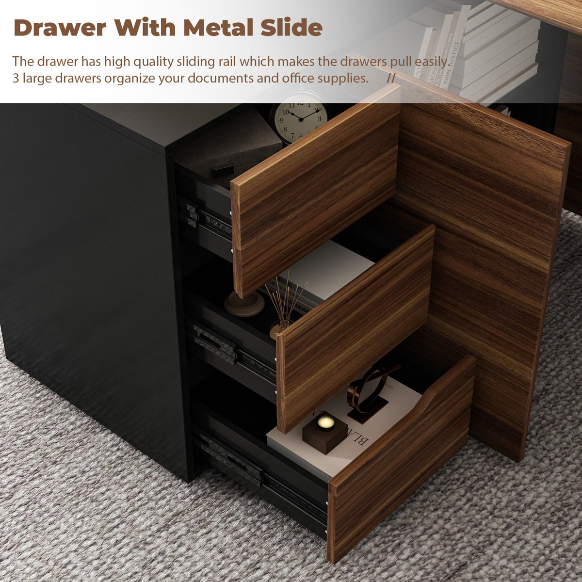 Loon Peak Bureau en L Cirena et Commentaires - Wayfair Canada