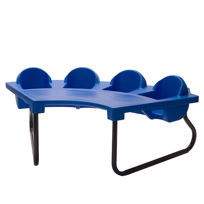 Toddler Tables Laminate Adjustable Novelty 4 Students Activity Table ...