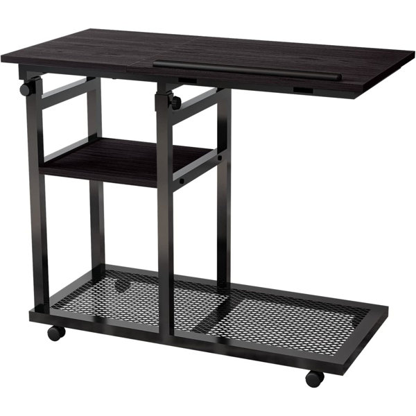 17 Stories Wheel End Table with Storage | Wayfair