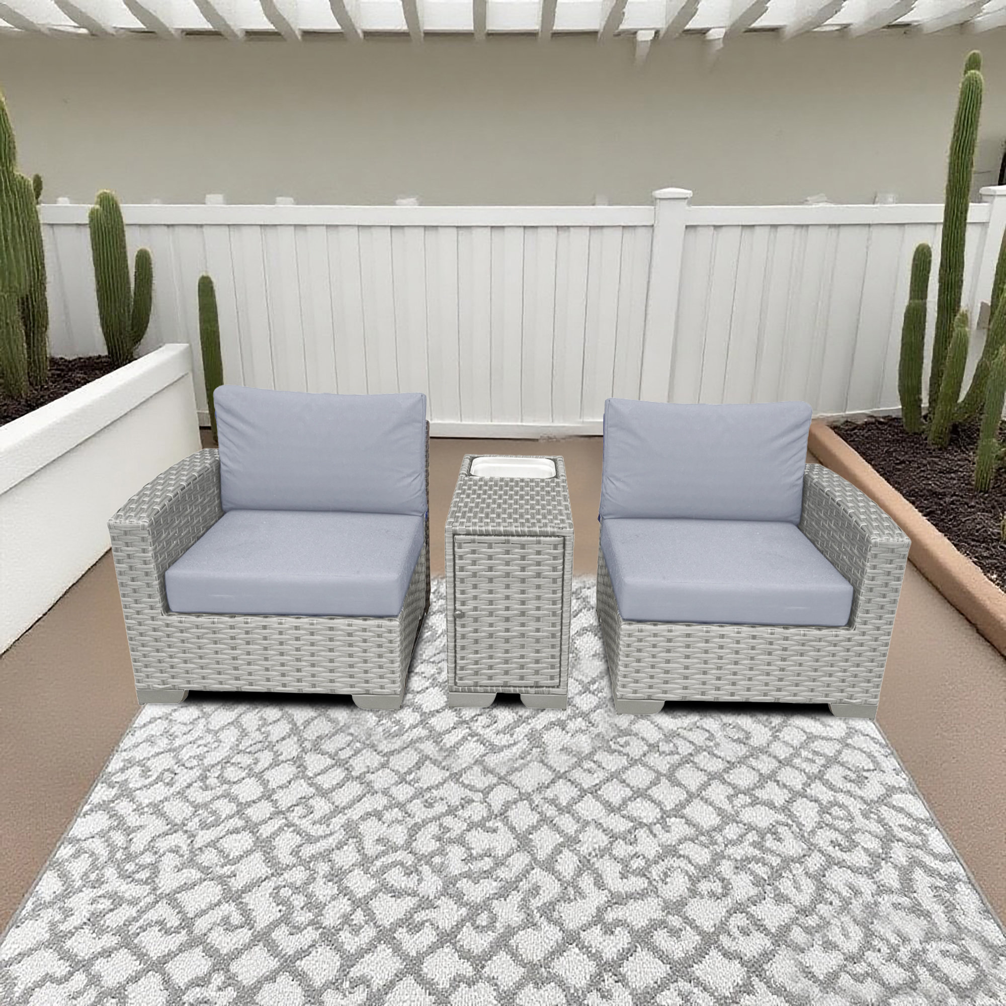 Latitude Run® Outdoor Sofa Sets 4 (2 Boxes) | Wayfair