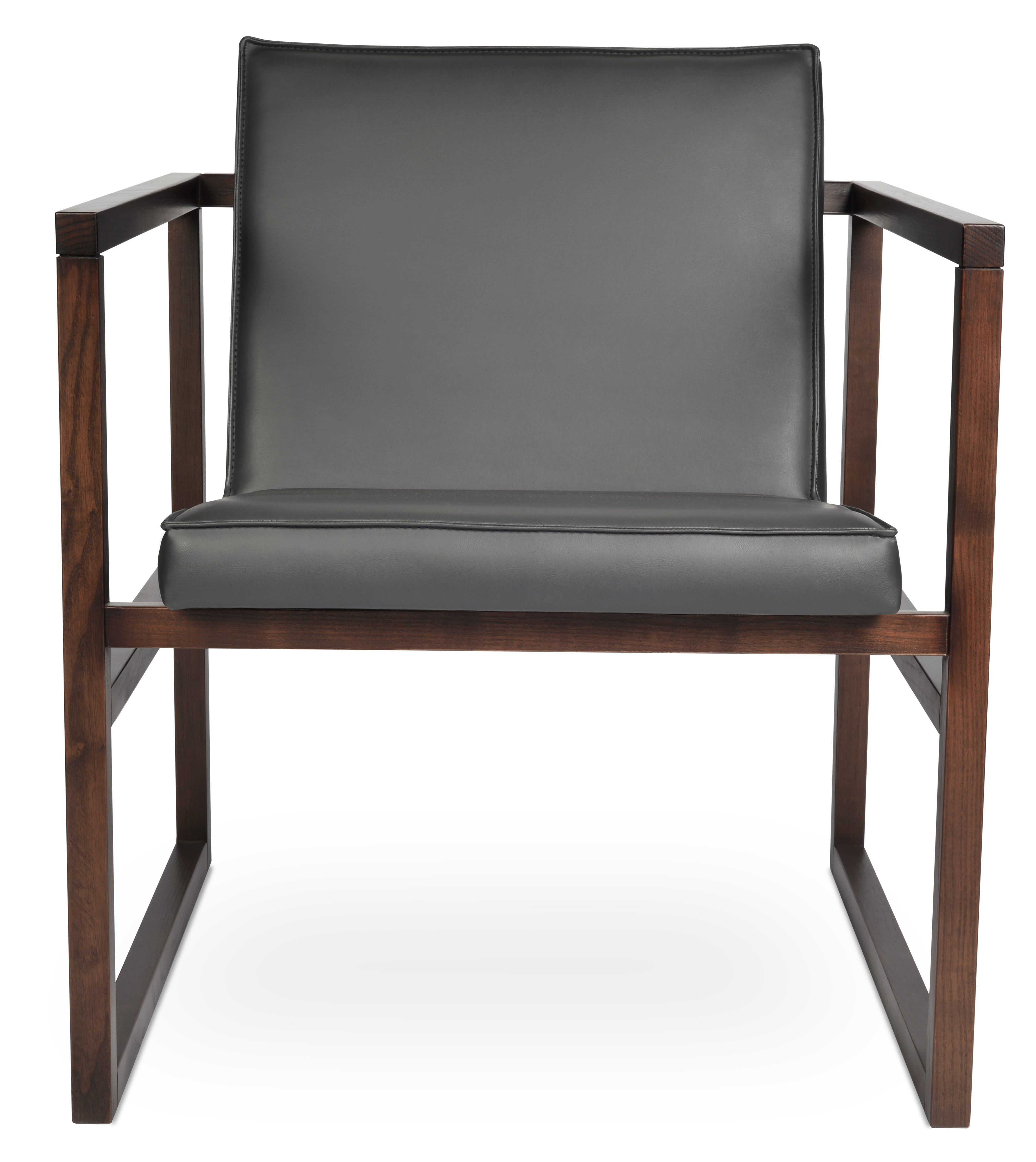 sohoConcept Cube Wood Armchair | Wayfair