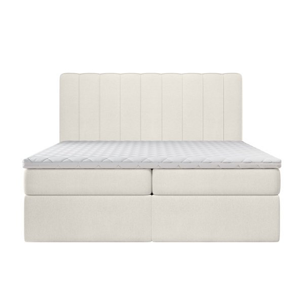 Brayden Studio Boxspringbett Callini mit Topper und Bettkasten | Wayfair.de