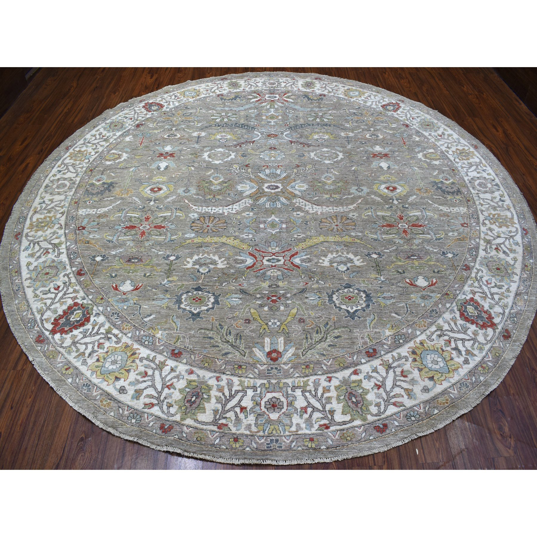Isabelline Mattigan One-of-a-Kind 11'9" X 11'10" Oval Wool Area Rug in ...