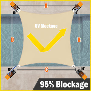 Royal Shade Super Ring Rectangle Shade Sail & Reviews | Wayfair