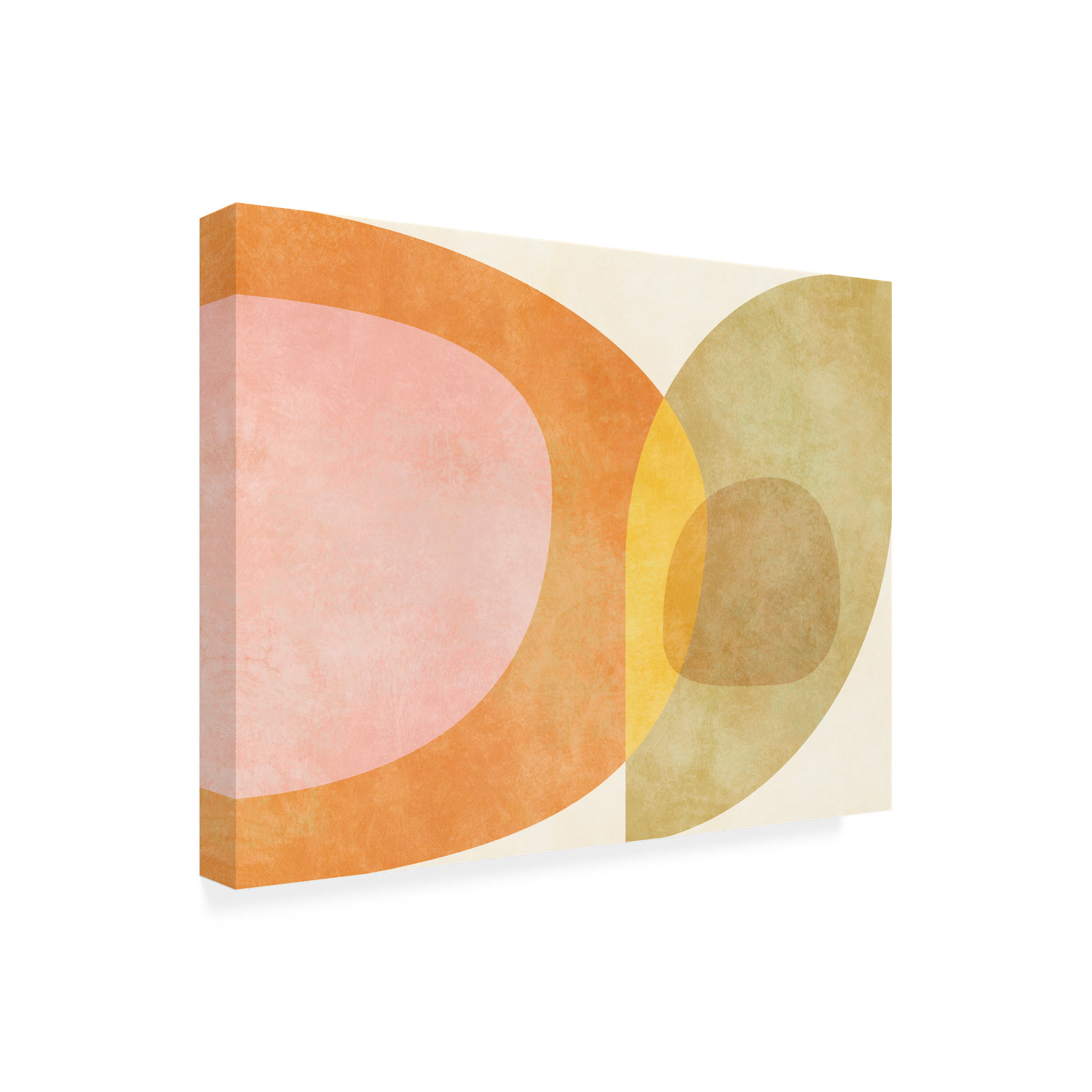 Ebern Designs Bolog Ana Rut Bre Aqua Shapes3 Kopie Canvas Art | Wayfair