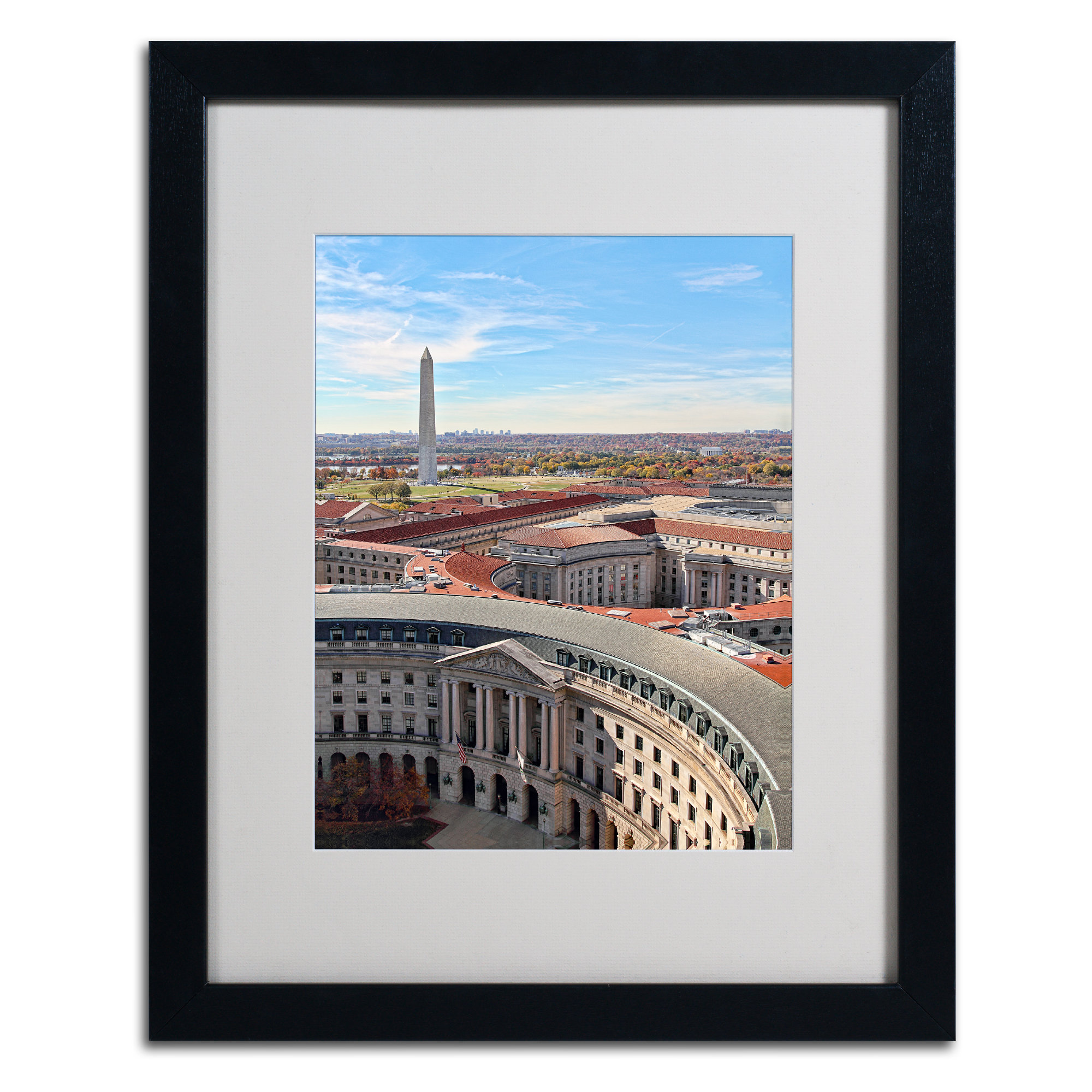 Ebern Designs Washington DC by Gregory O'Hanlon - Picture Frame ...