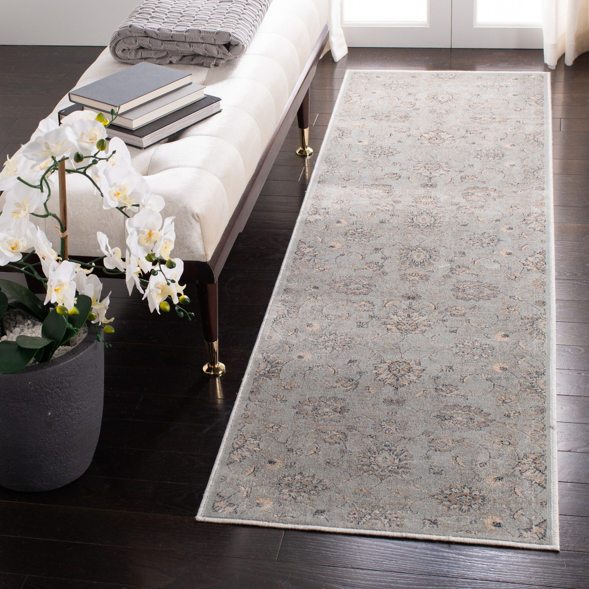 One Allium Way® Huck Performance Floral Rug | Wayfair