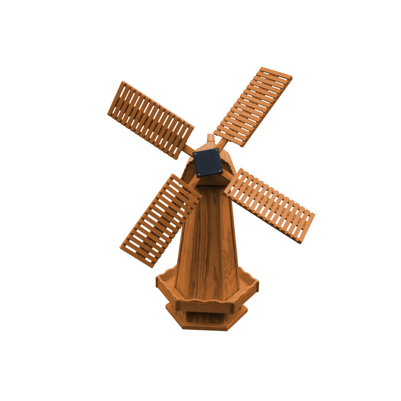 Rosalind Wheeler Donte Pressure Treated Dutch Windmill & Reviews | Wayfair