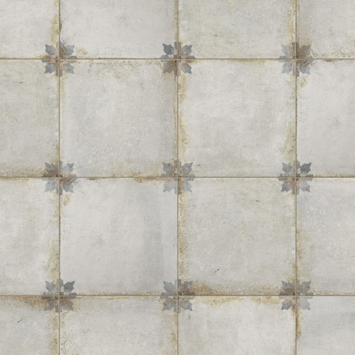 Merola Tile DAnticatto Decor 8.75" x 8.75" Porcelain Stone Look Wall ...