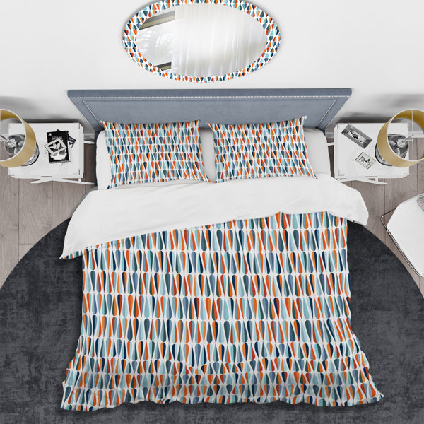 Design Art Retro Art Deco - Mid century bedding set - Modern Mid ...