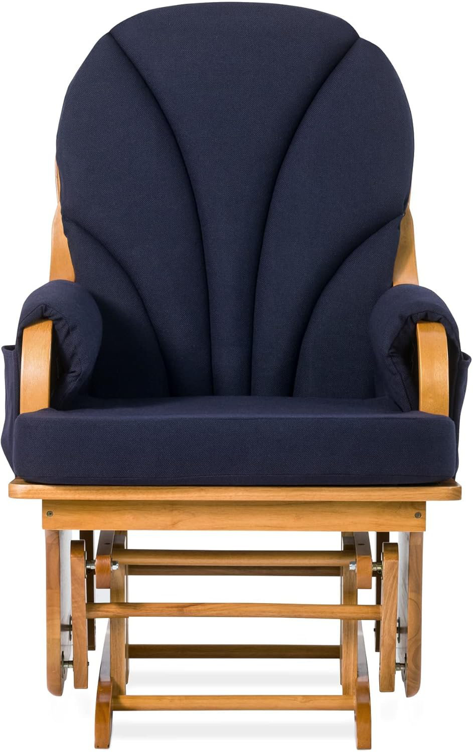 One Allium Way Lullaby Wood Base Glider Rocker - Baby Feeding and ...