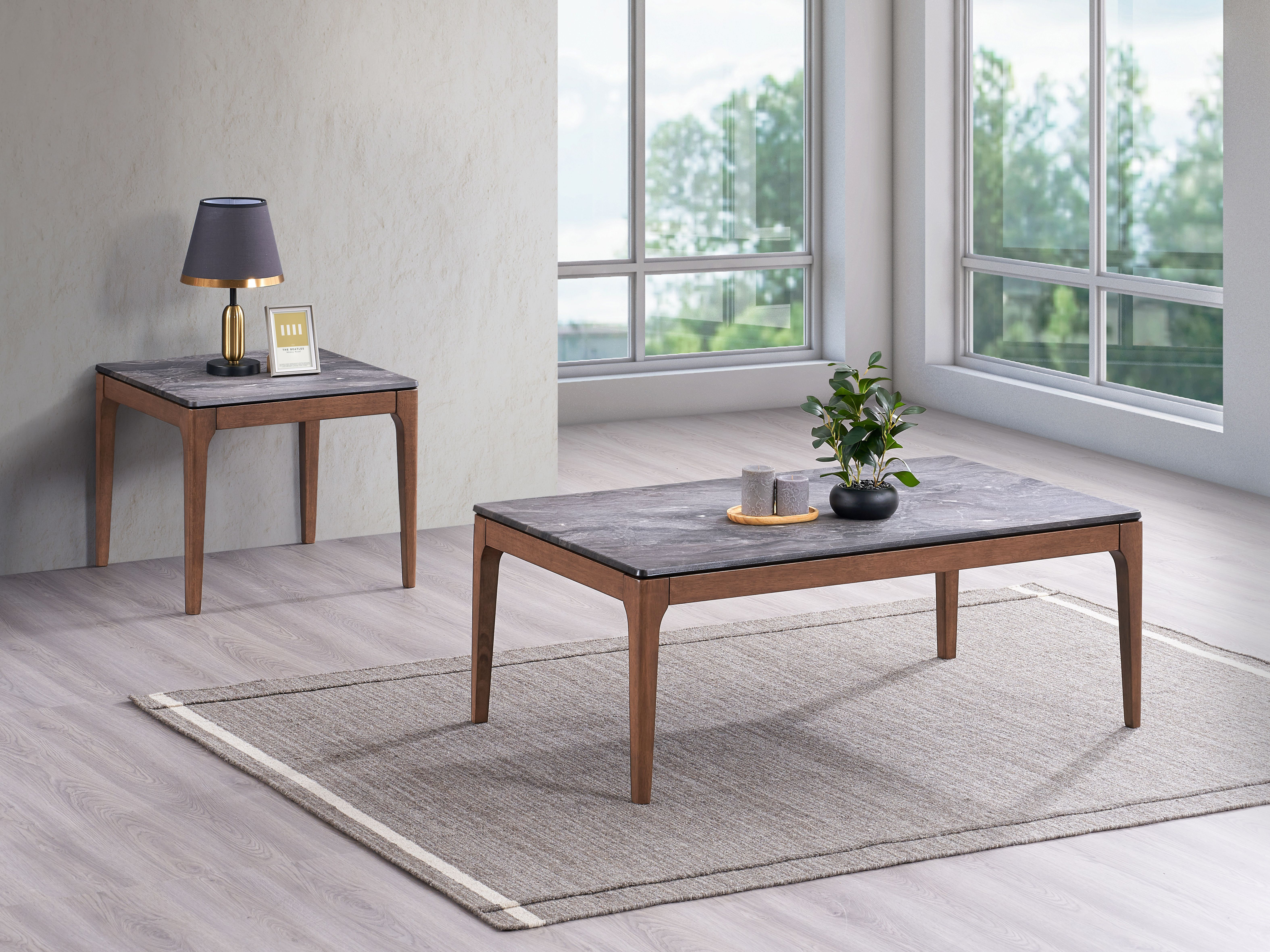 Wrought Studio™ Omare 2-piece Coffee Table Set | Wayfair