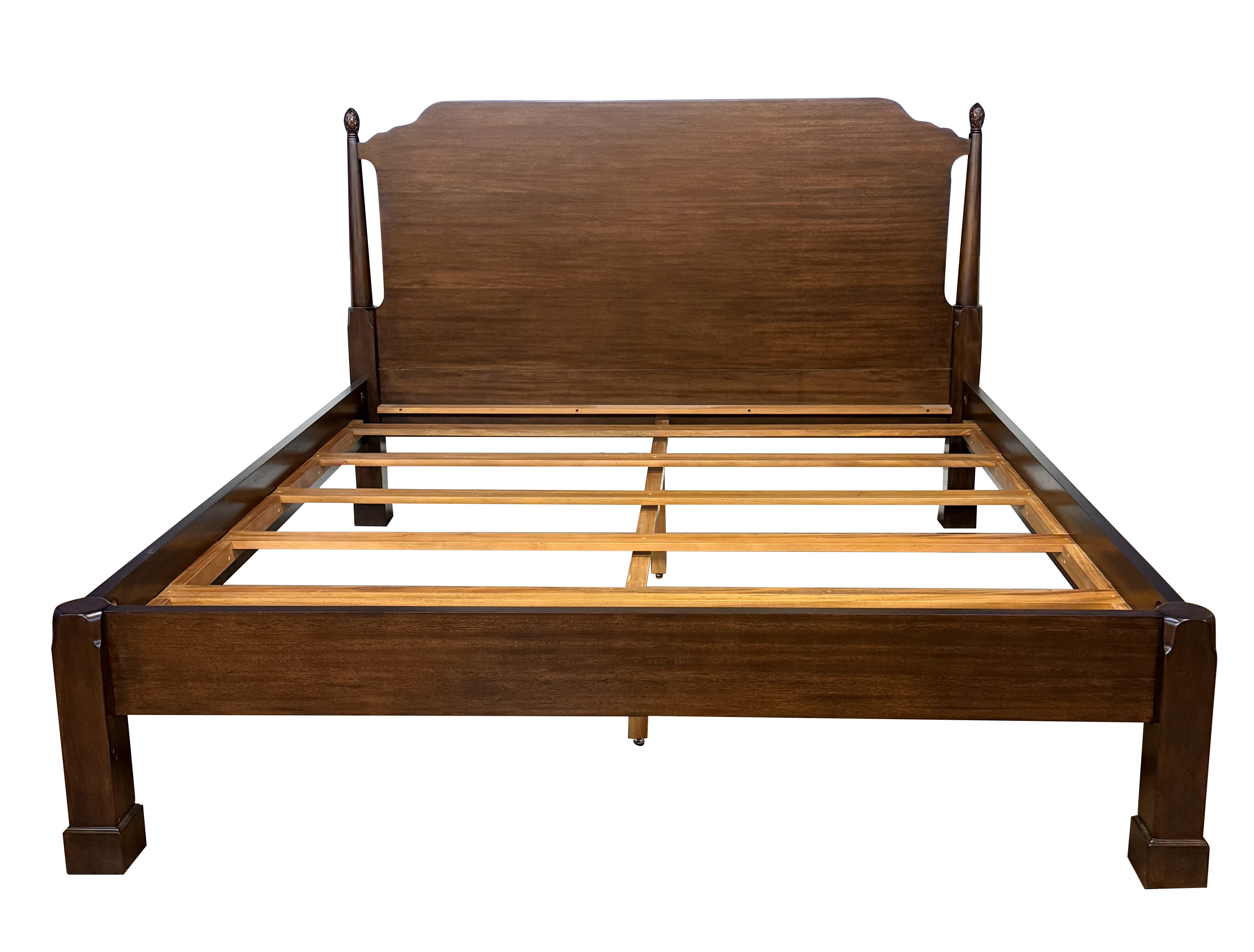 Leighton Hall Furniture Low Post Mahogany Bed - Wayfair Canada