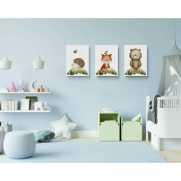 Harriet Bee Denzer Animals 6 - Piece Paper Print | Wayfair