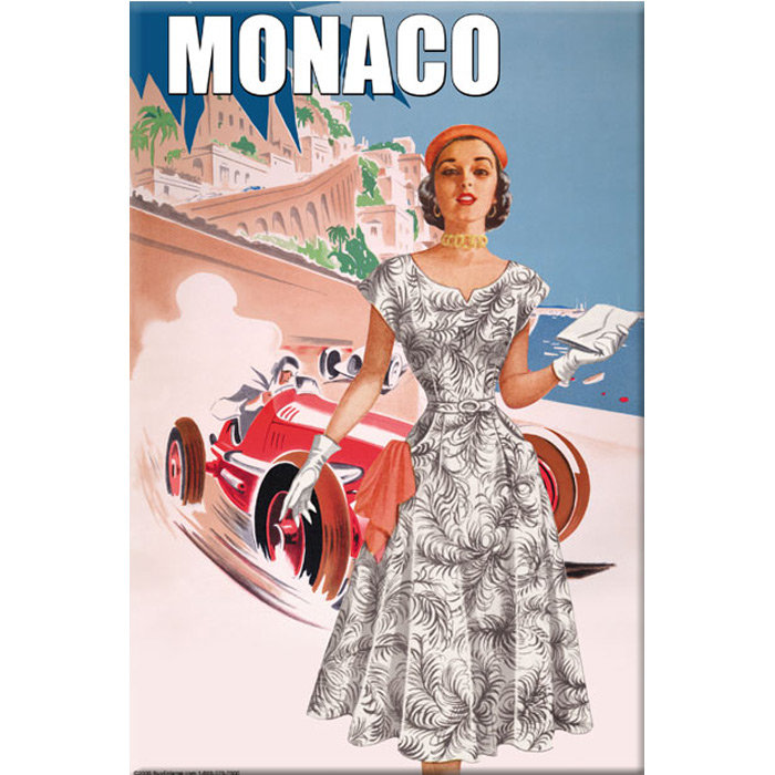 Buyenlarge 'Monaco Ladies' Fashion, 1950 Vintage Advertisement on ...