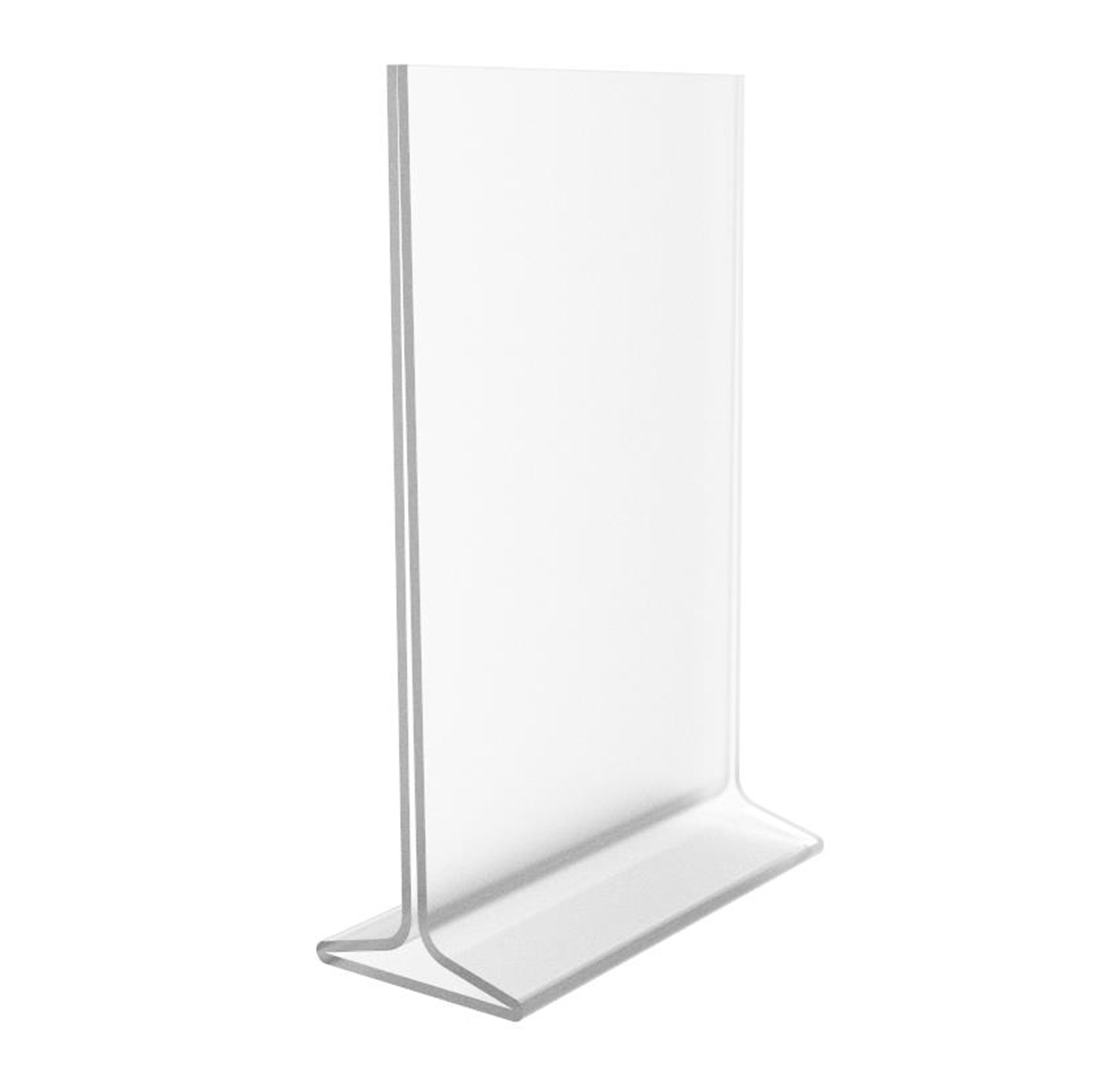 FixtureDisplays Clear Sign Holder 5.5X8.5" Portrait Picture Frame Menu ...