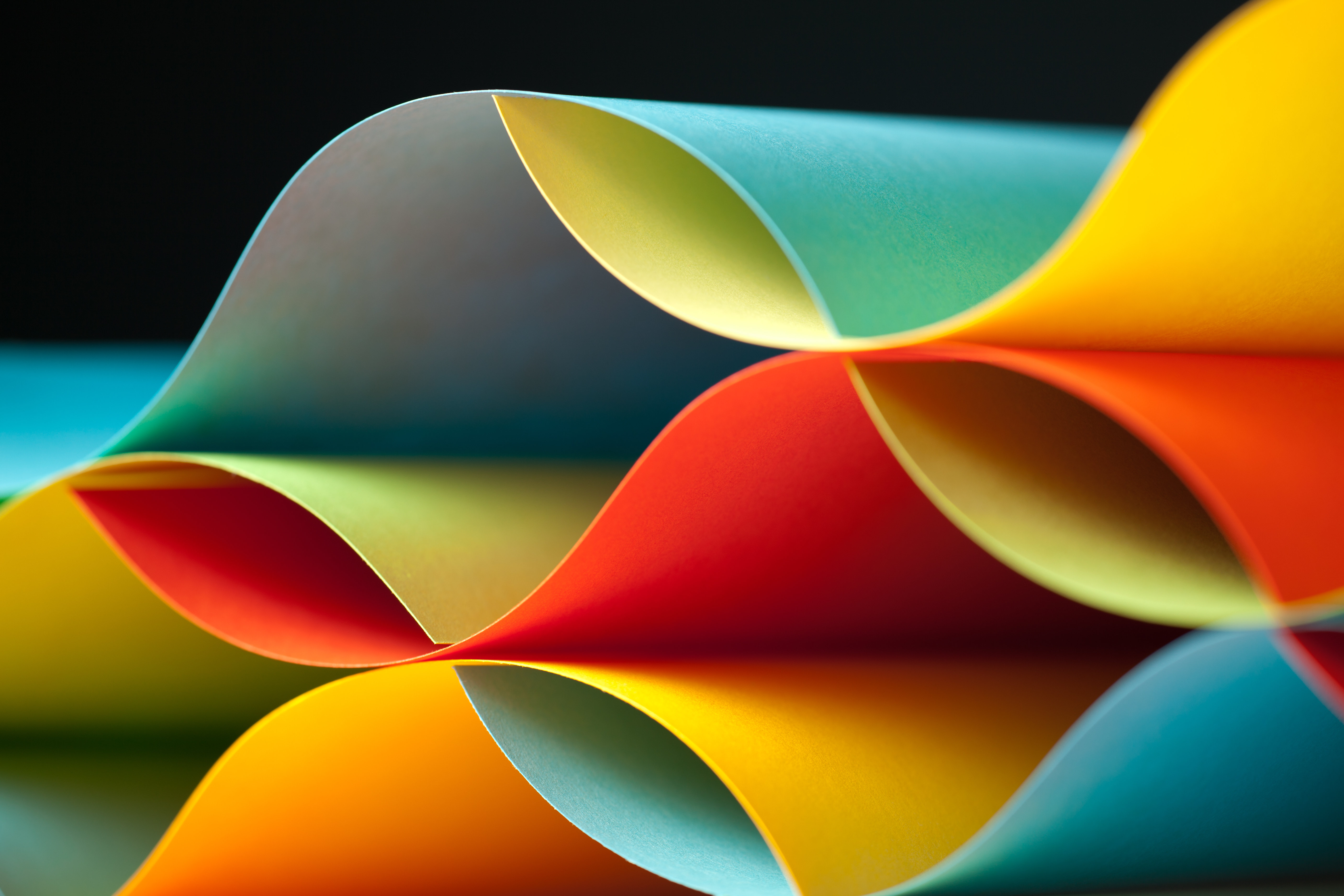 Ebern Designs Waved Paper Structure On Canvas by Dan Comaniciu ...