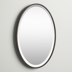 Three Posts™ Lobdell Oval Metal Wall Mirror & Reviews | Wayfair
