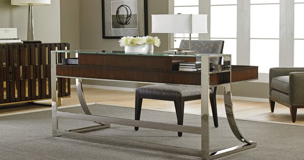 Sligh Greystone Dylan Demilune Desk | Perigold