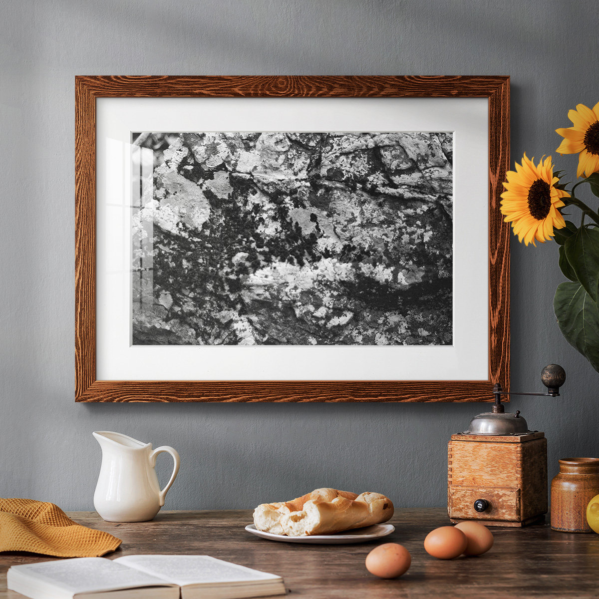 17 Stories Found Textures XX Framed On Paper Print | Wayfair