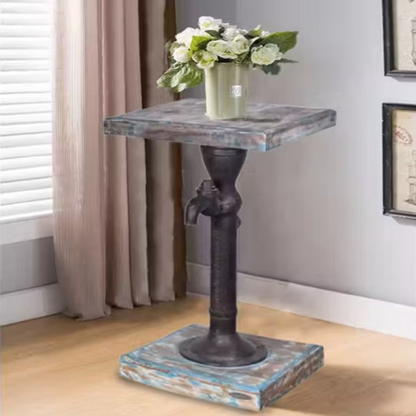 Designe Gallerie 30" Rectangular Solid Wood Pedestal Plant Stand | Wayfair