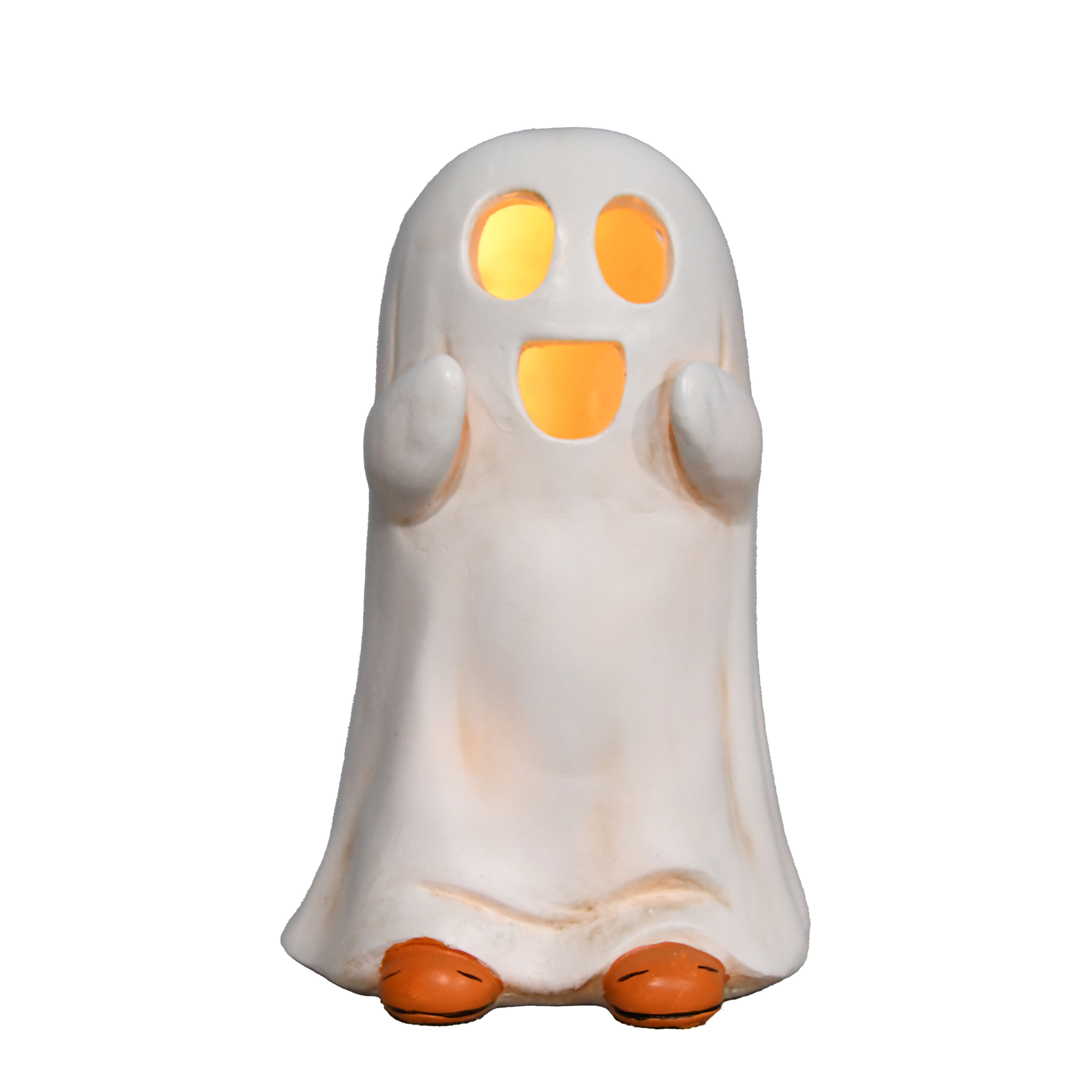 The Holiday Aisle® Ghost Light Up LED Halloween Figurine 6" & Reviews ...