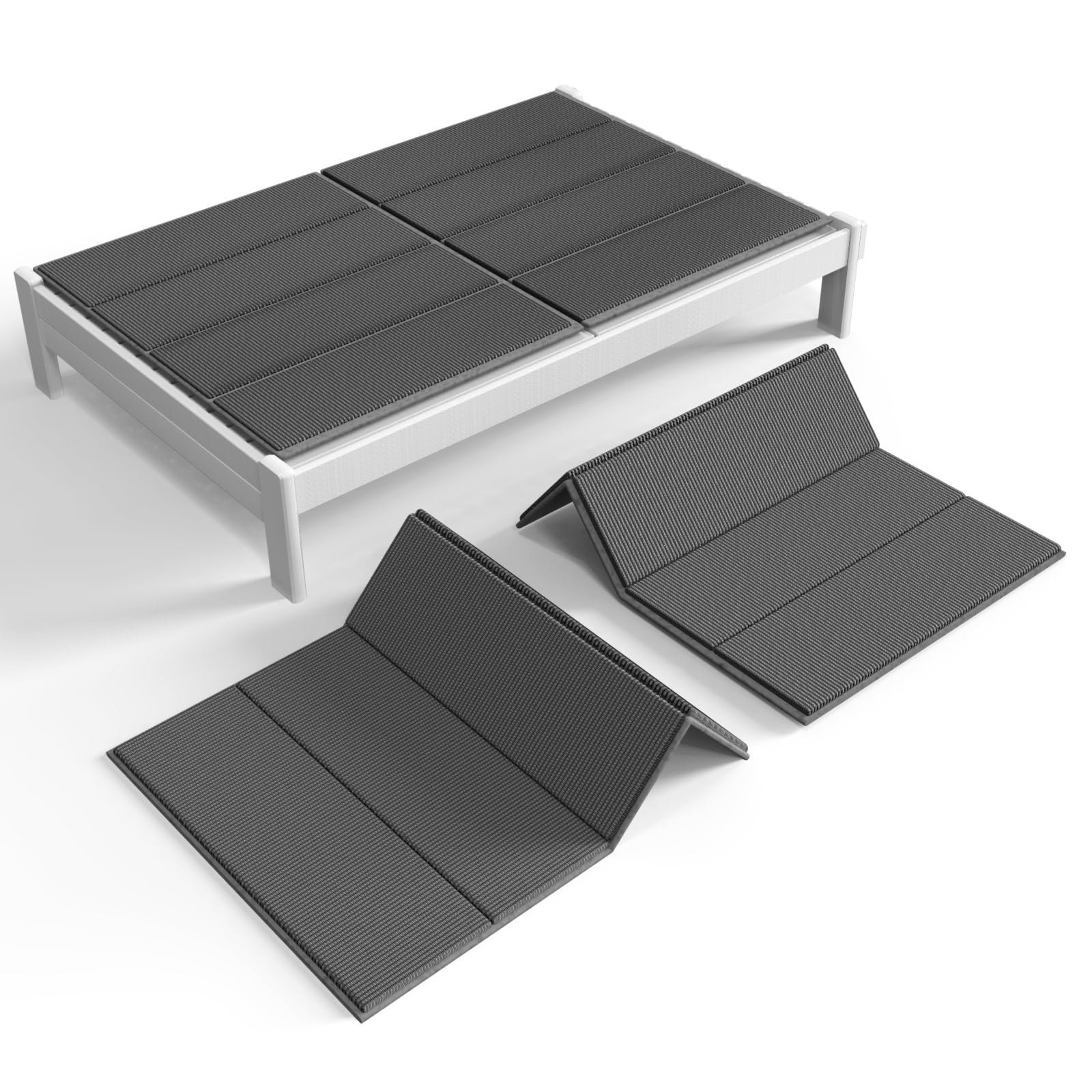 Ebern Designs Heavy Duty Bunkie Board, Bed Panels Foldable Box Spring ...