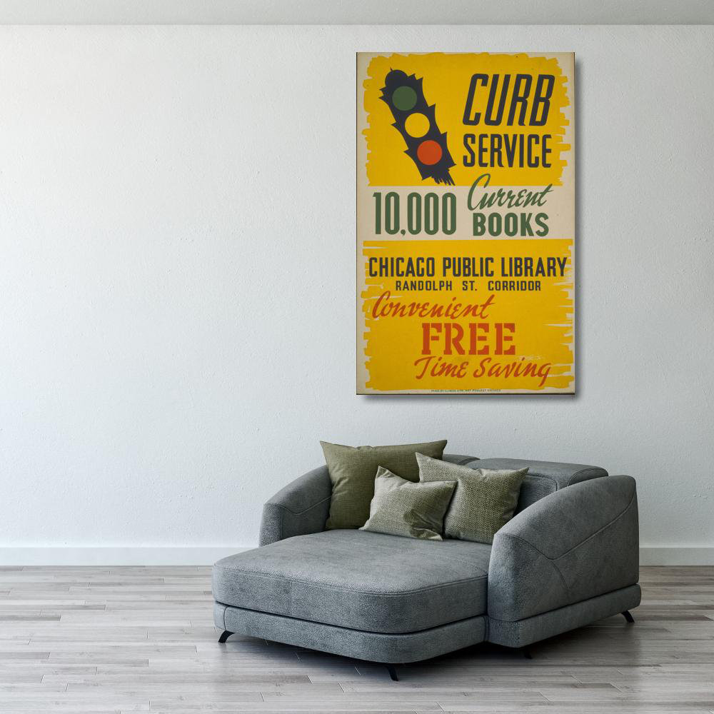 Trinx Chicago Public Library 1930 Vintage Ad | Wayfair