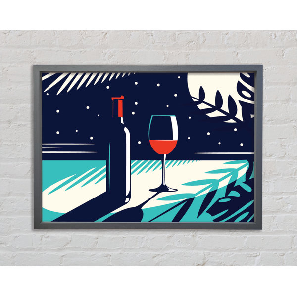 Rosalind Wheeler Wein und Flasche - Einzelner Bilderrahmen Kunstdrucke ...