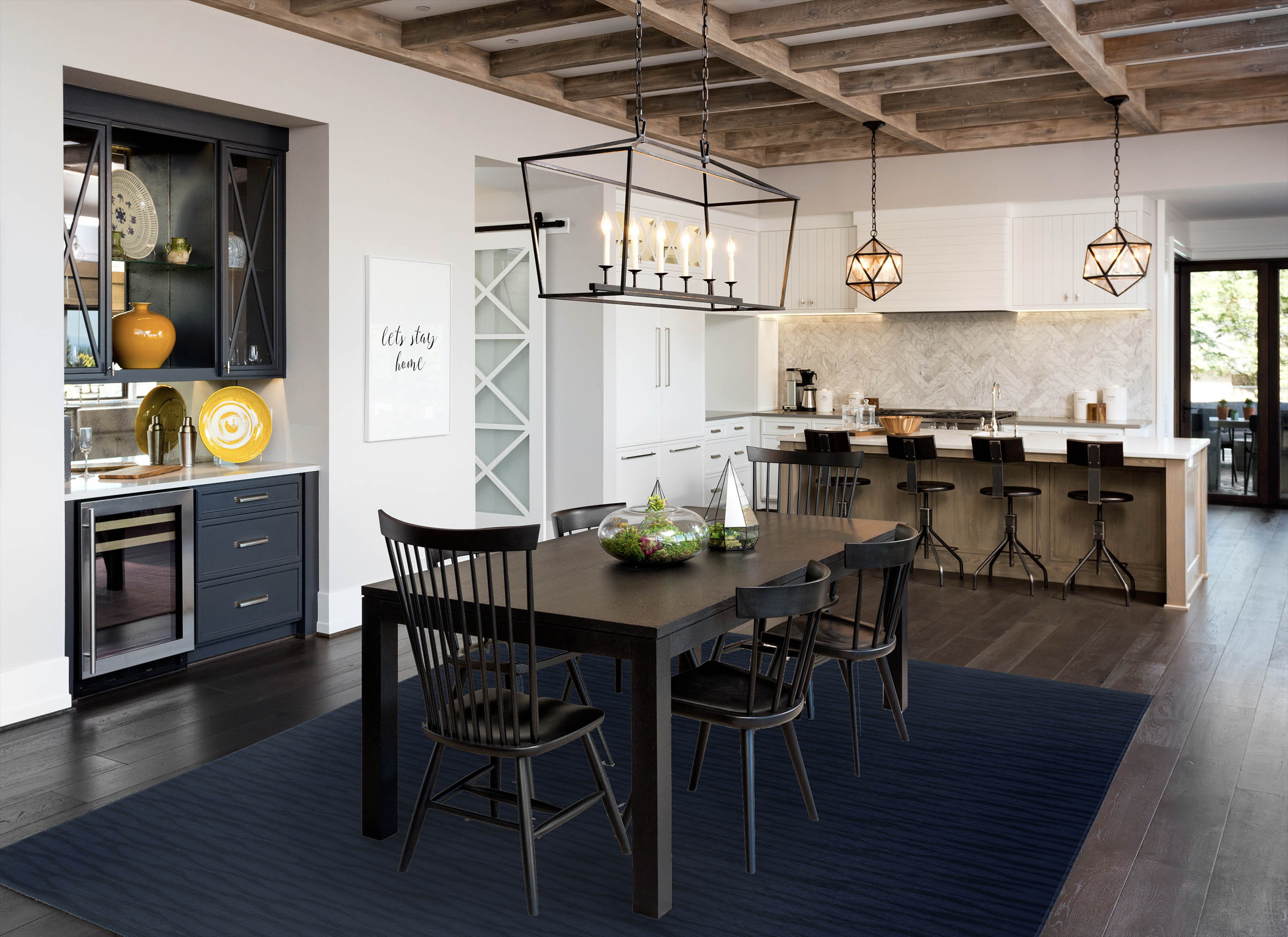 East Urban Home Caven Charde Kitchen Mat | Wayfair