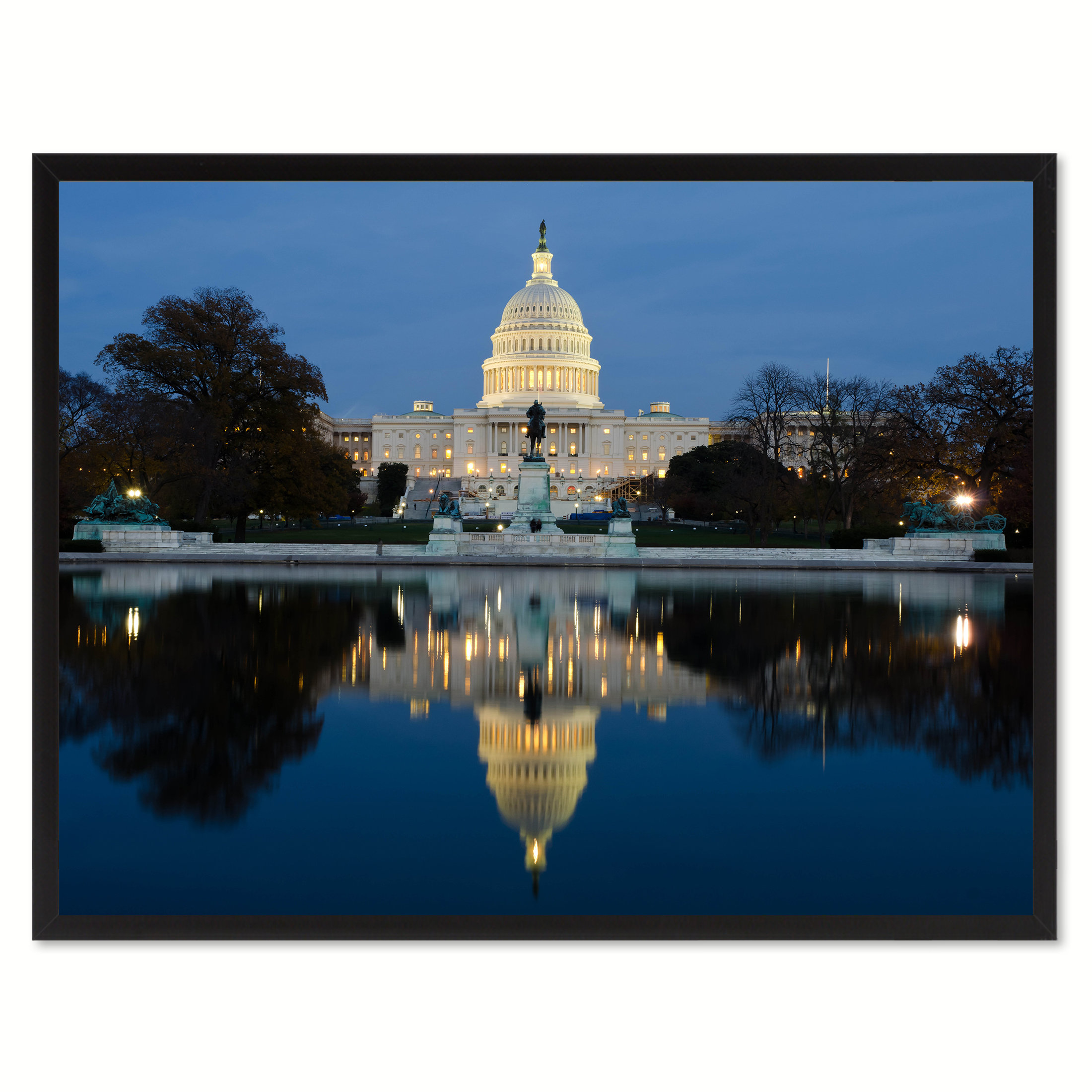 Ebern Designs Capital Washington DC Landscape Photo Canvas Print with ...