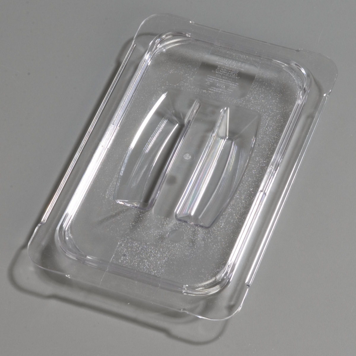 Carlisle Food Service Products Universal™ Clear Rectangle Plastic Lid ...