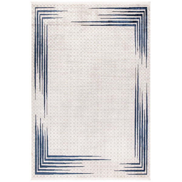 17 Stories Ternan Performance Gray Rug | Wayfair