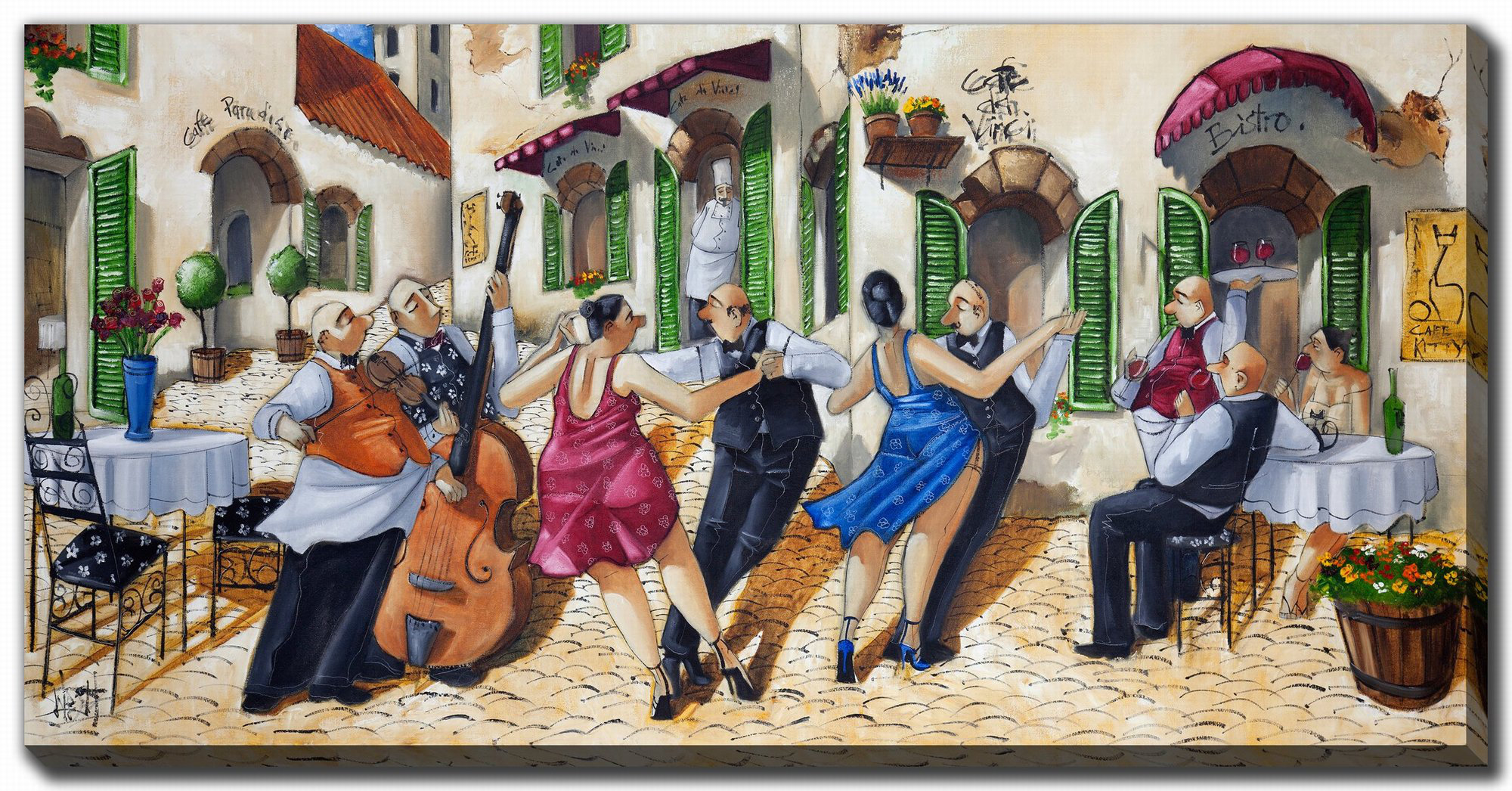 Red Barrel Studio® Dancing at Cafe da Vinci | Wayfair