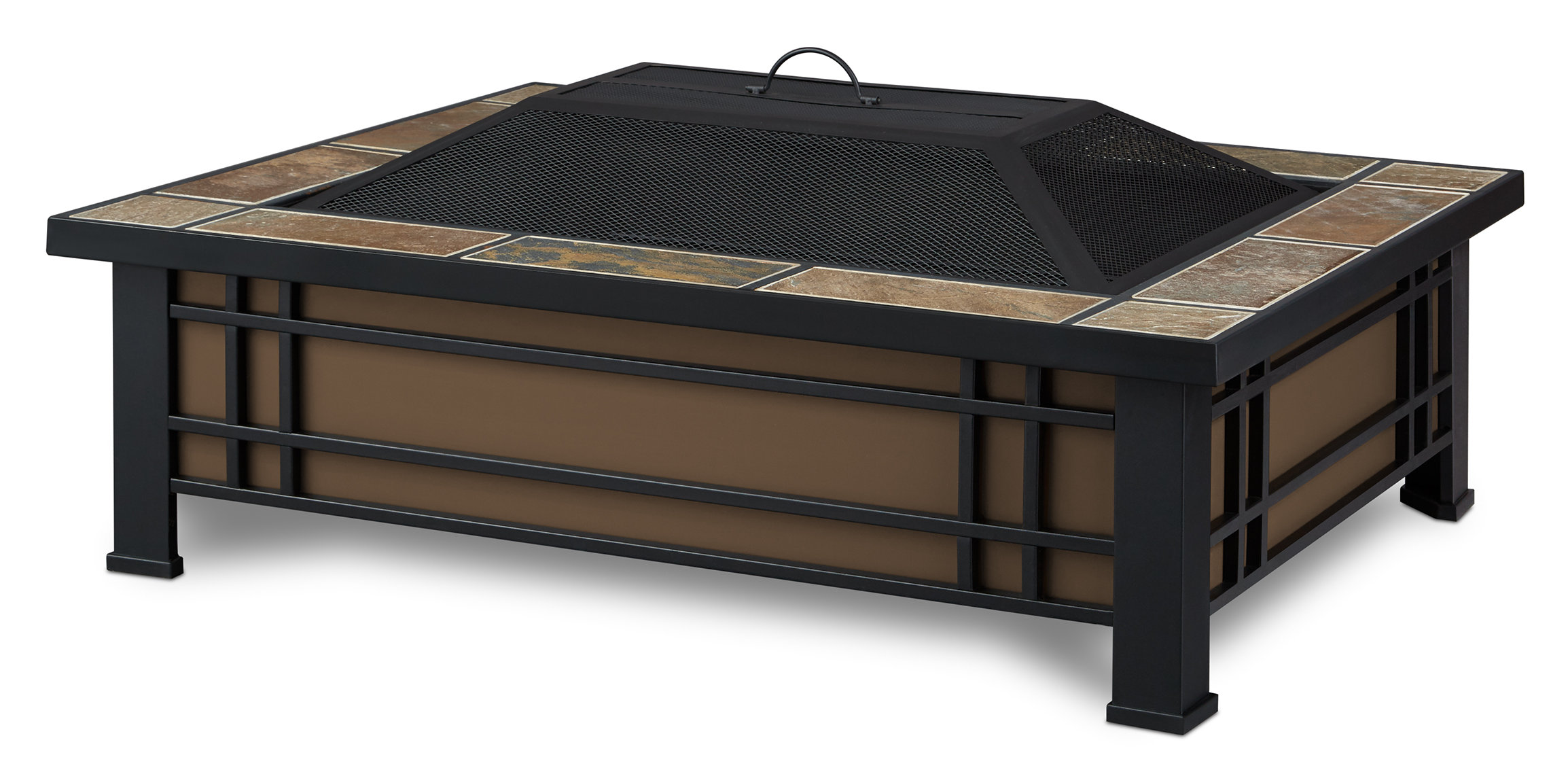 Real Flame Hamilton Steel Wood Burning Fire Pit Table & Reviews | Perigold