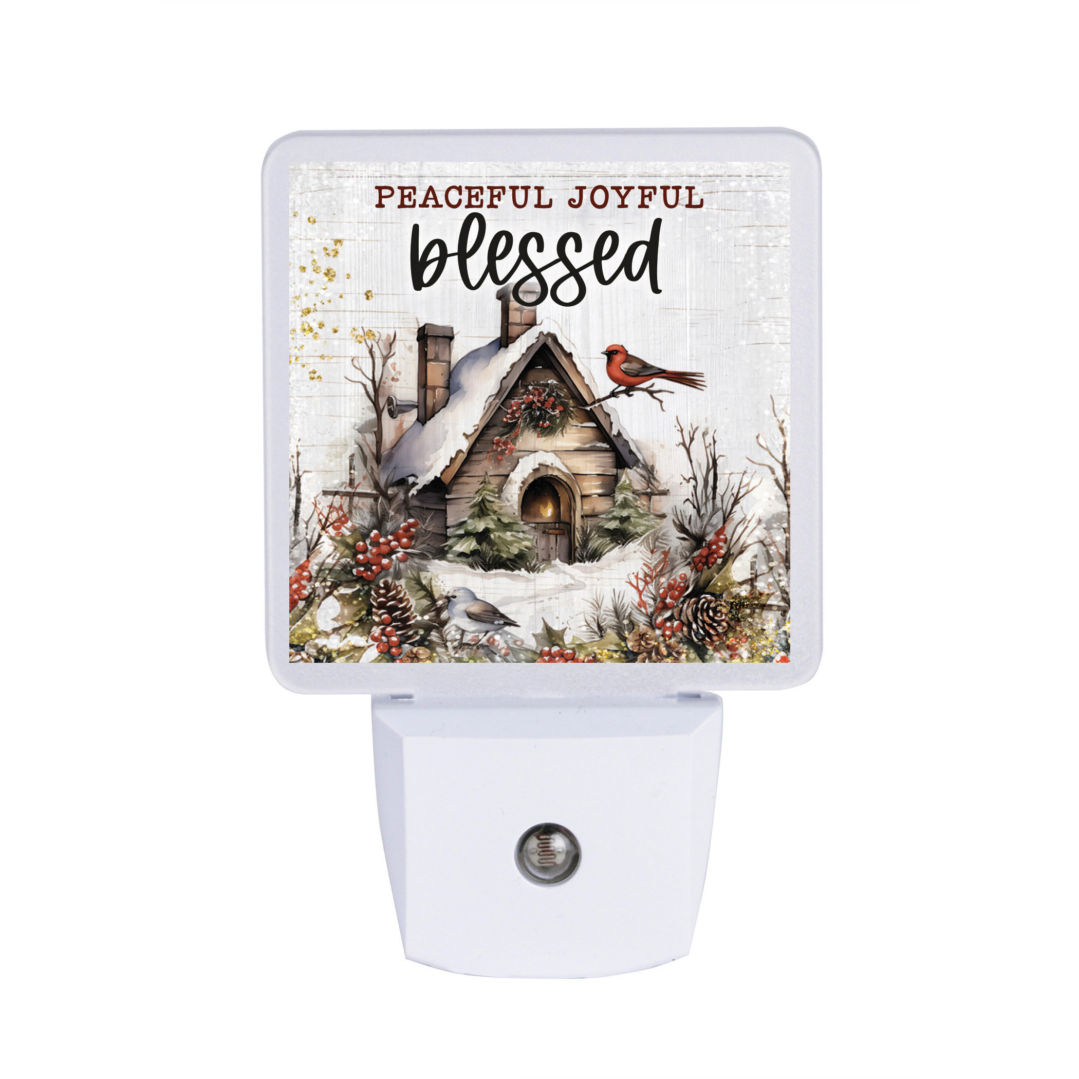 Dexsa Peaceful Joyful Blessed Nightlight - Let Your Light Shine LED ...