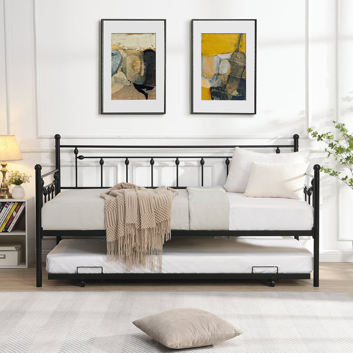 17 Stories Comfortable Daybed with Trundle, Perfect for Guest Rooms and ...