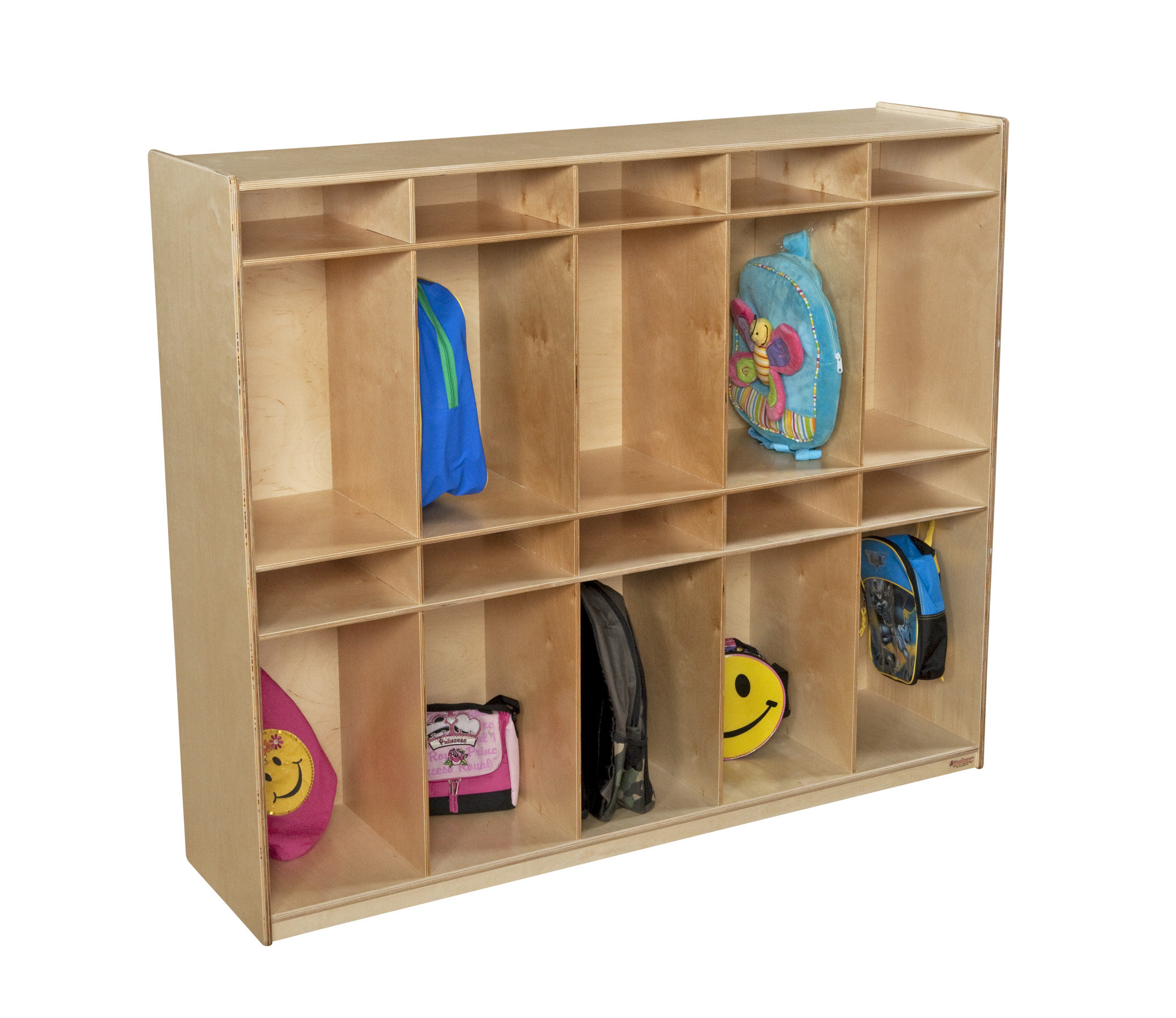 Wood Designs 10 Section Preschool Cubby Locker - Wayfair Canada