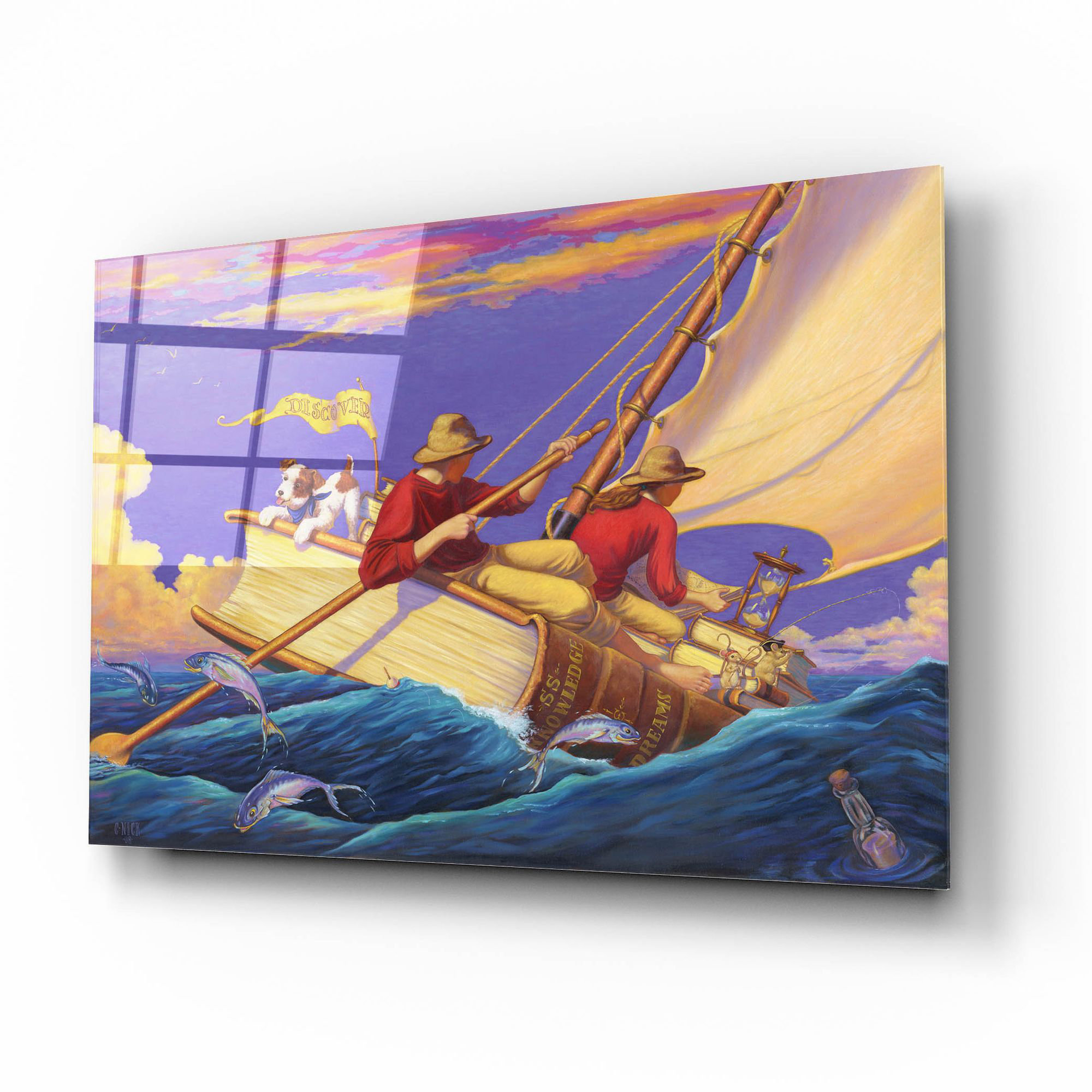 Breakwater Bay 'Set Sail' By Christopher Nick, Acrylic Glass Wall Art ...