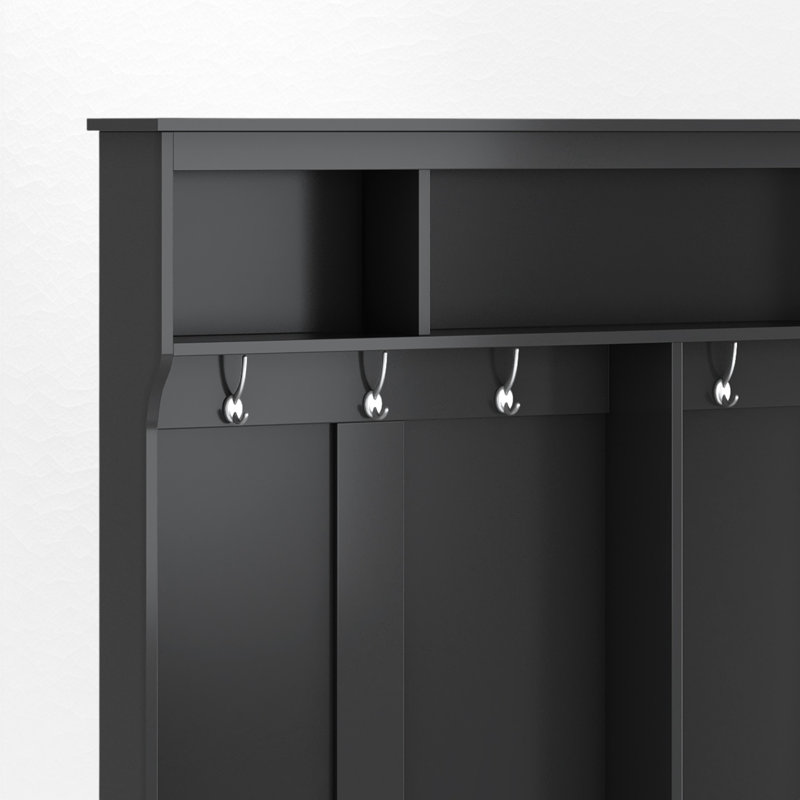 Red Barrel Studio® Hall Tree With Bench And Shoe Storage & Reviews ...