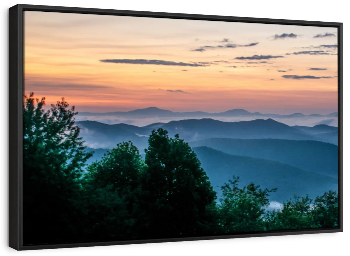 Loon Peak® Nature " Blue Ridge Canvas Print " | Wayfair