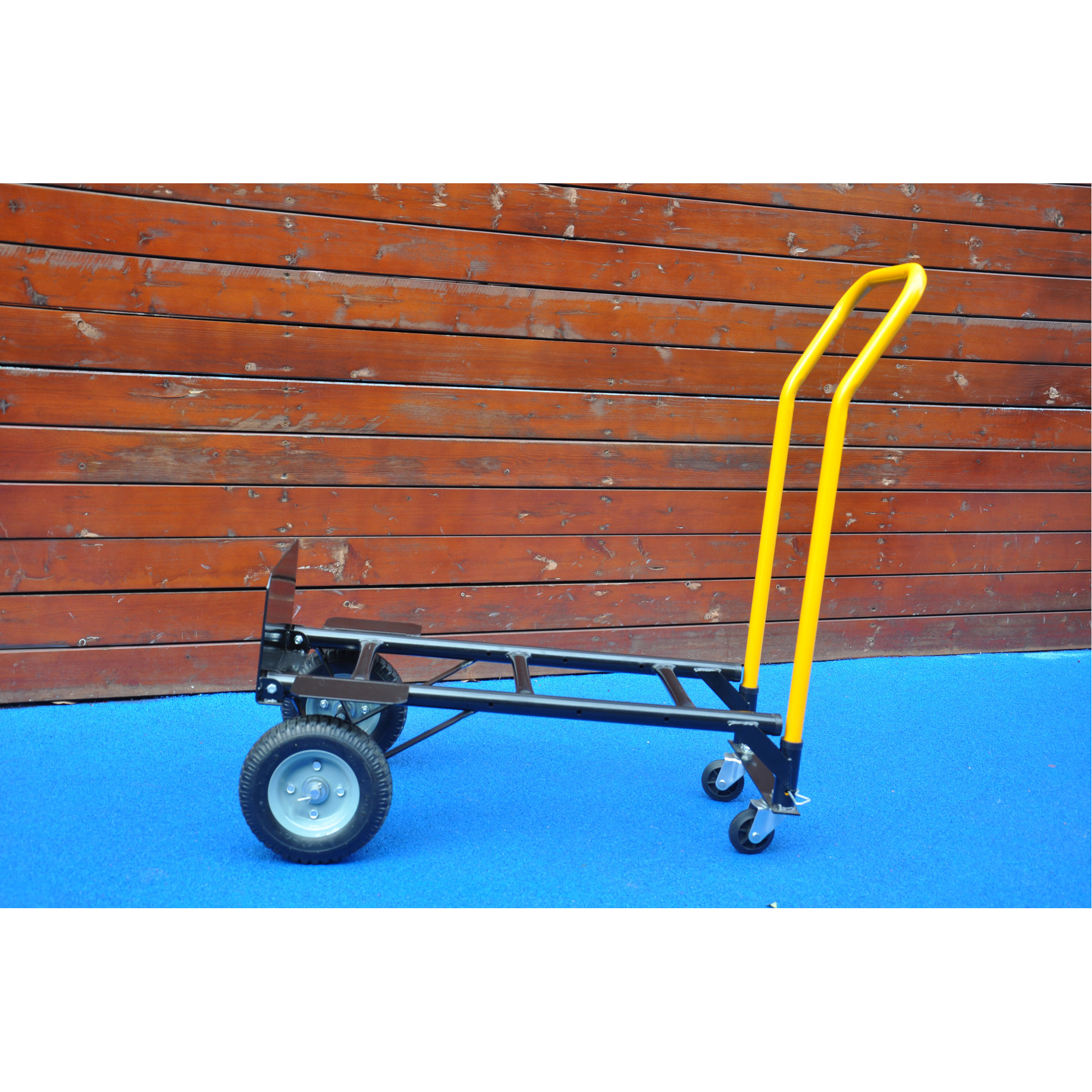 LUTINMUE Hand Truck Dual Purpose 2 Wheel Dolly Cart And 4 Wheel Push ...