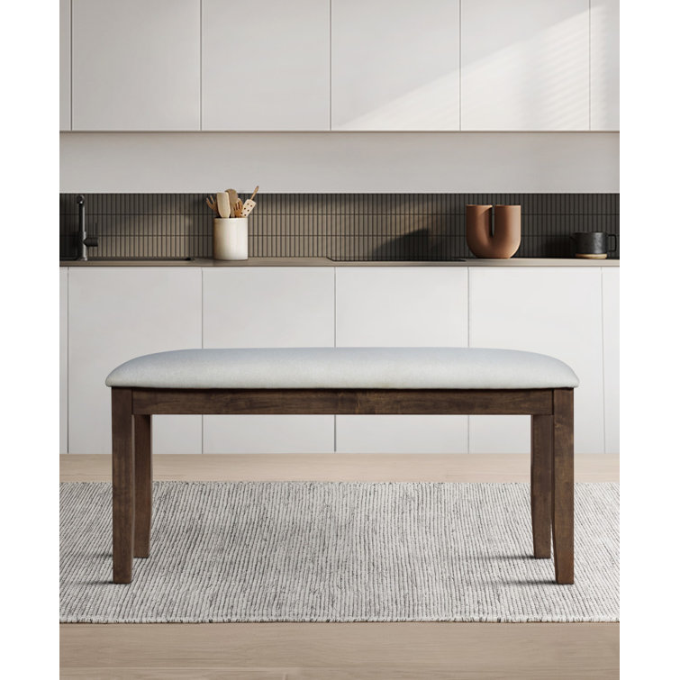 Laurel Foundry Modern Farmhouse Shawn Polyester Upholstered Bench ...