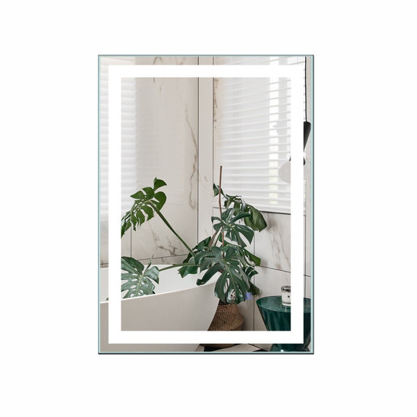 Wade Logan® Tobin The Ultimate Smart Bathroom Mirror with Defogging and ...