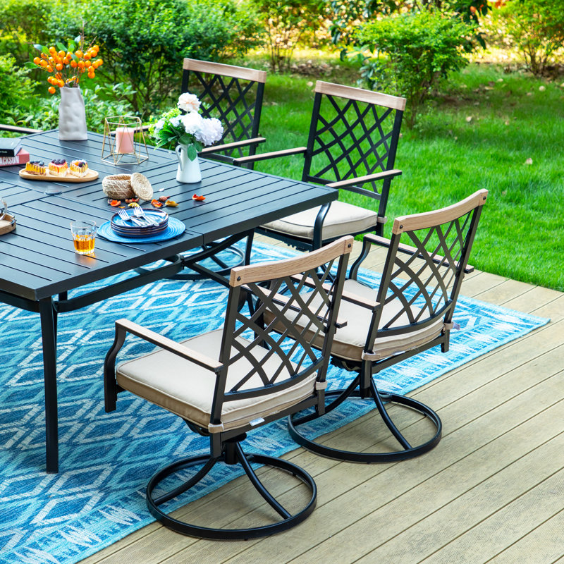 Bloomsbury Market Andrievs 8 - Person Square Outdoor Dining Set with ...