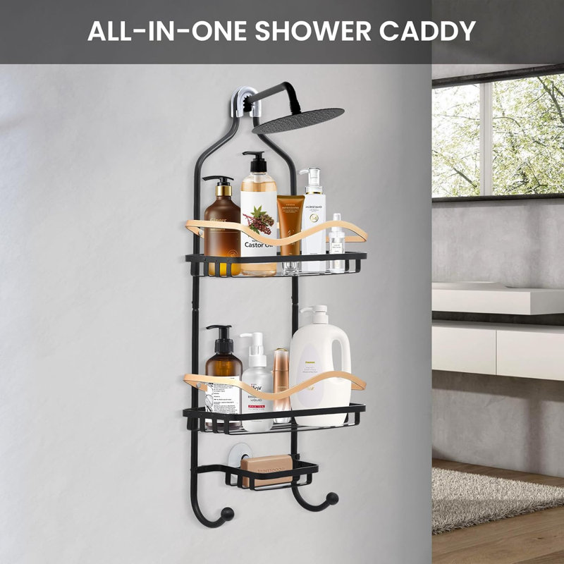 Rebrilliant Quentrell Wall Mounted Required Shower Caddy | Wayfair