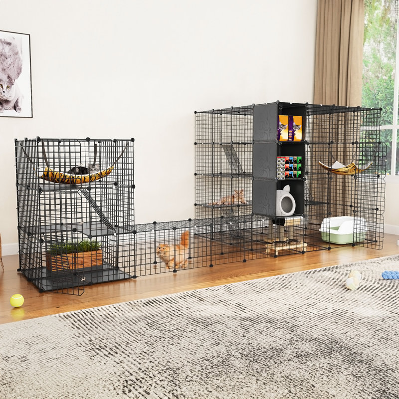 Archie & Oscar™ Wilda Indoor/Outdoor Extra Large Cat Cage, Catio, Cat ...